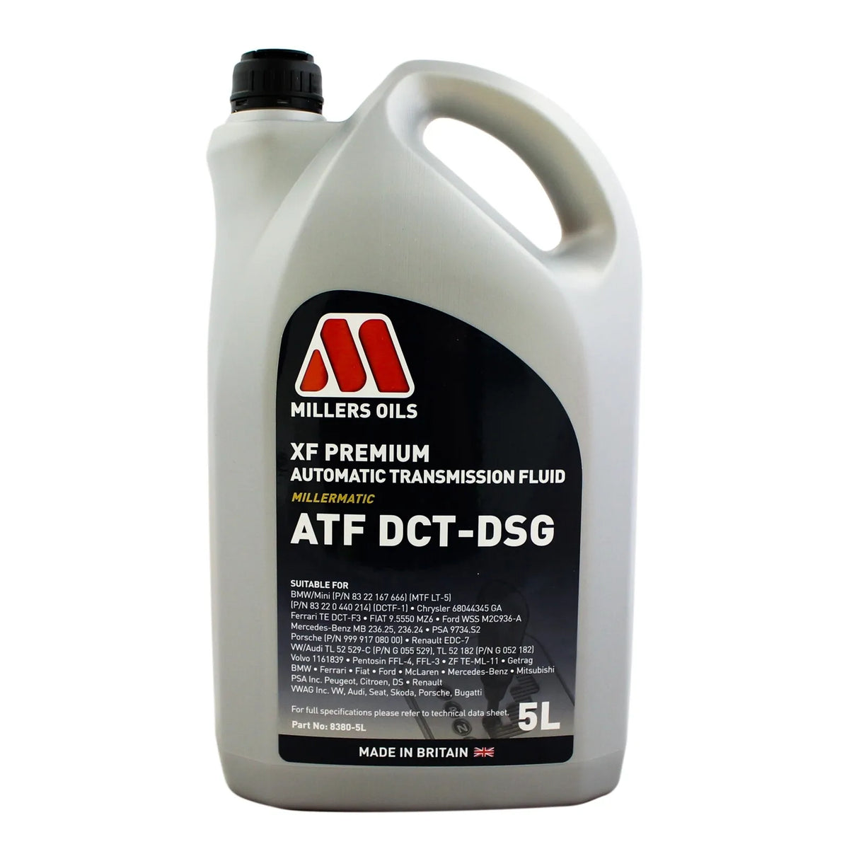 Millers Oils XF Premium ATF DCT-DSG Automatic Transmission Fluid 5L – CLZ Performance
