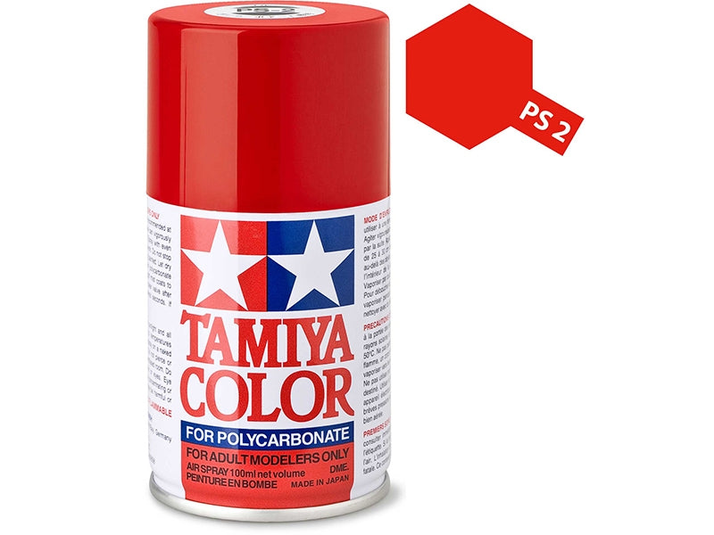 Tamiya PS-2 Red Polycarbonate Spray Paint – CLZ Performance